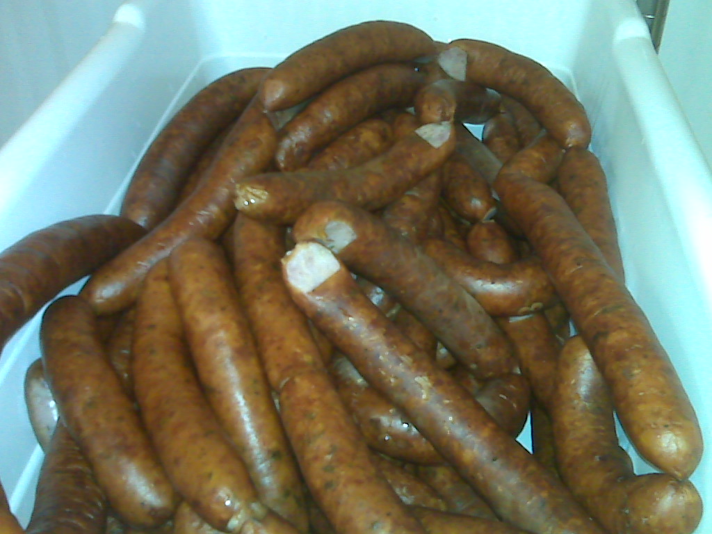 Mom at the Meat Counter: Sausage and Legislation.