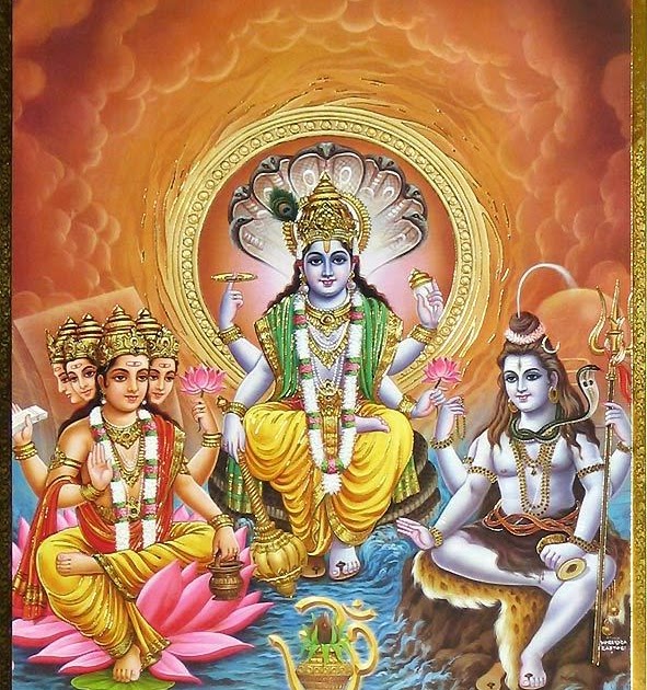 OleJohansen: Brahma, Vishnu og Shiva - Bildetolkning