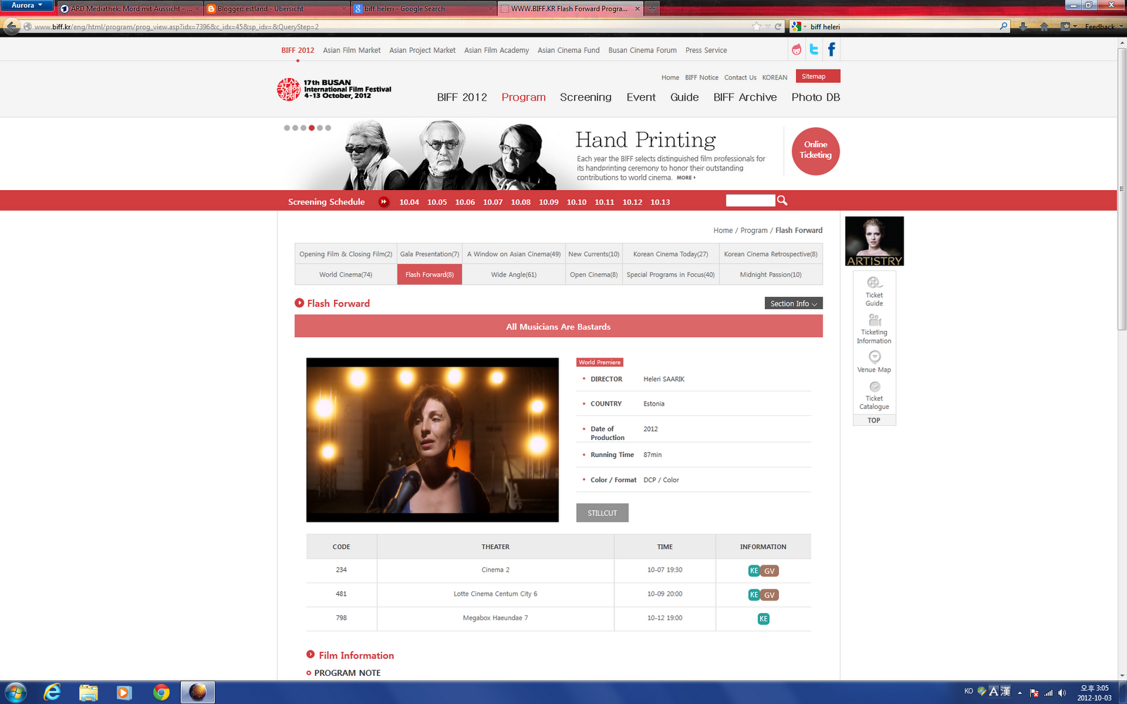 estland: "All Musicians Are Bastards"