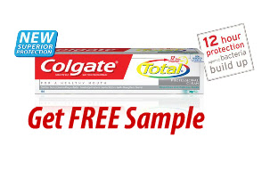 I Love Freebies Malaysia: Freebies > Colgate Total Toothpaste Sample