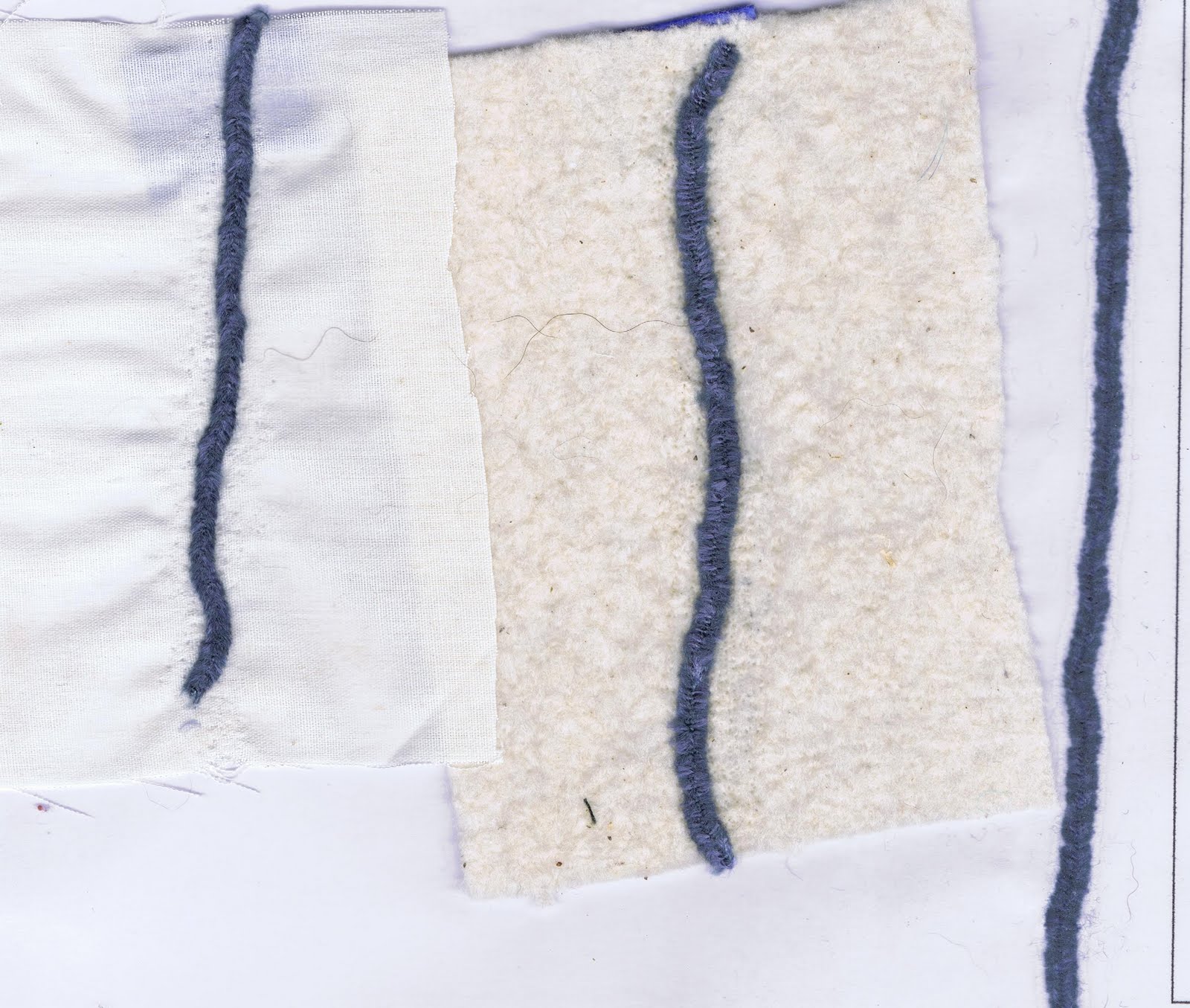 Fibre Art: Needle Felting Experiments - Chenille