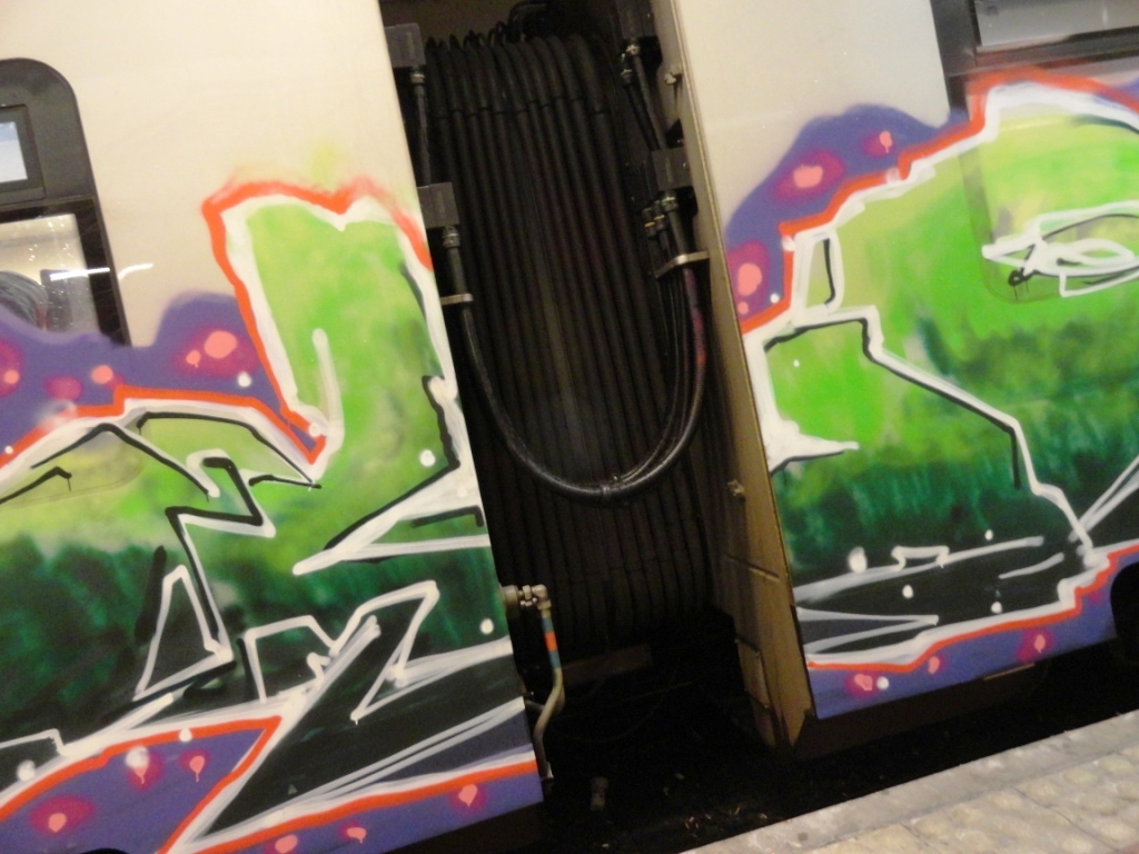 DISLOCATION Art on Train