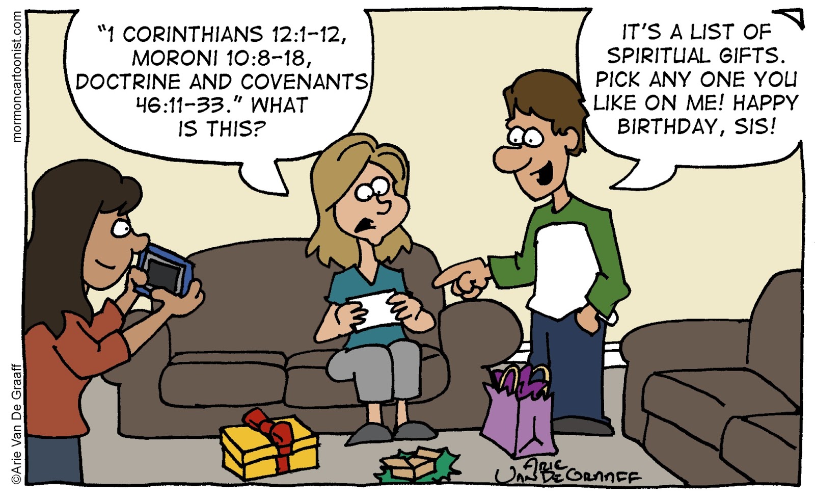 Ward Cartoonist: Gifts of the Spirit