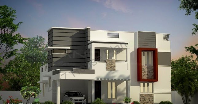 Box Type 3 Bedroom Home Design Elevation with Free Plan - Kerala Home ...