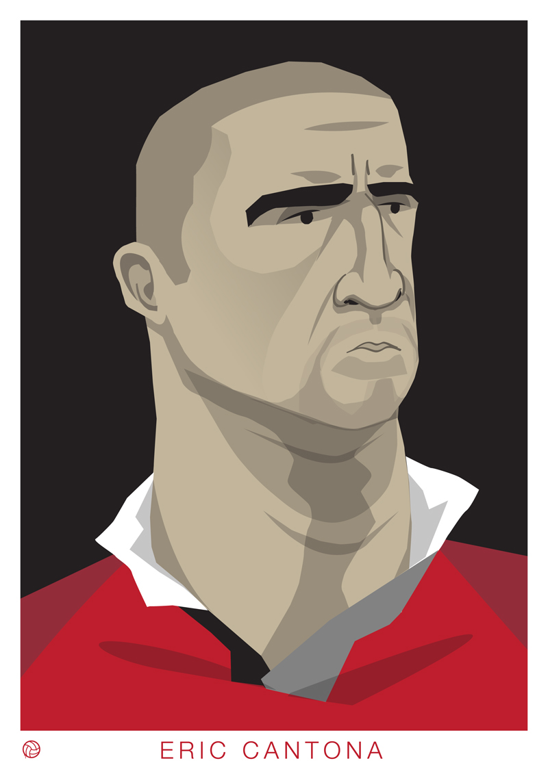Dan Leydon's 4 Years of Drawing Cantona (Gallery) | FOOTY FAIR