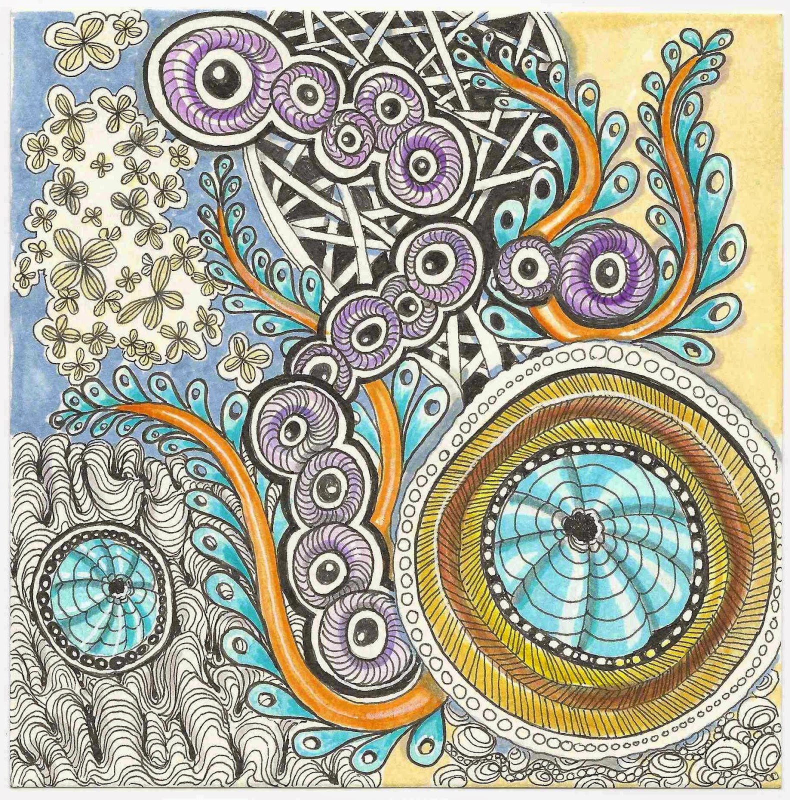 Art Room Blog: Advanced Zentangle Class...