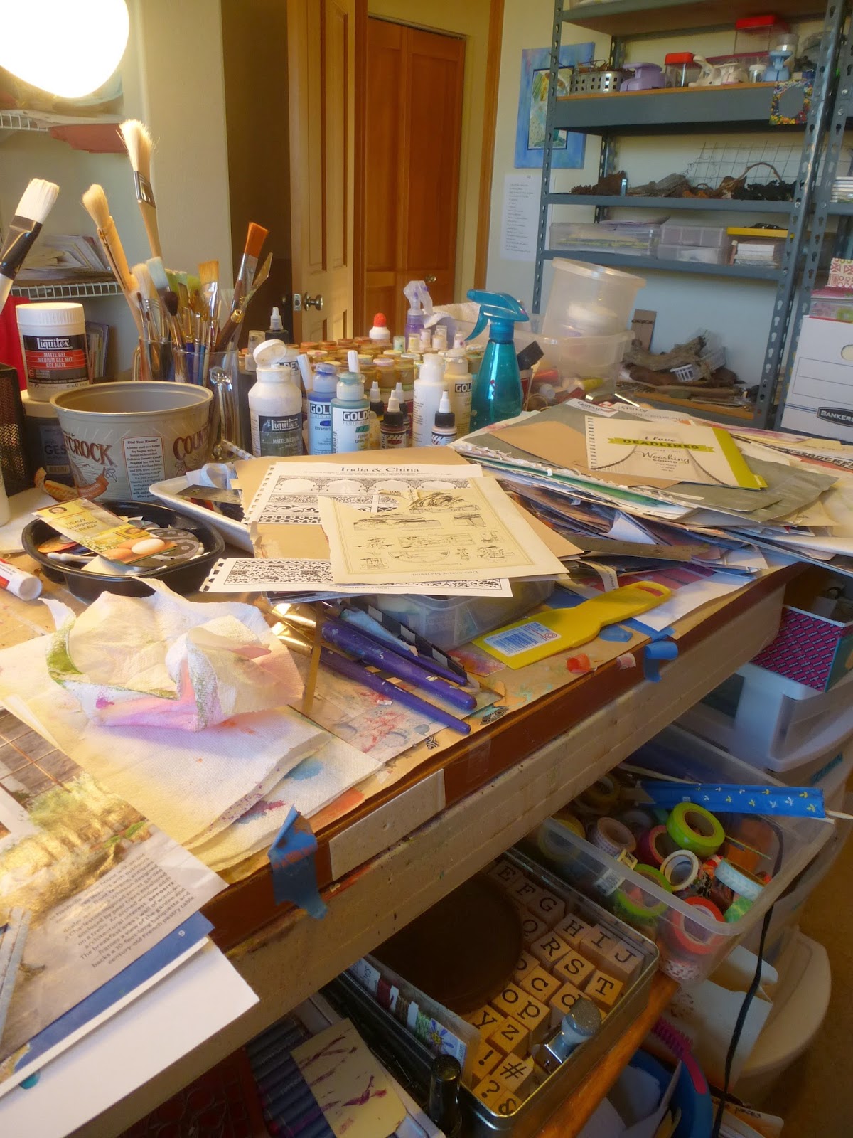 Creative Explorer: messy art room
