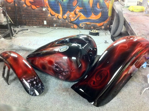 Online Motorcycle Paint Shop: Recent paint jobs by Time Warp