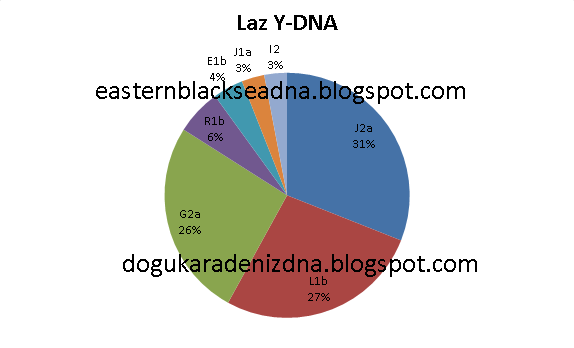Eastern Black Sea DNA: Laz Y-DNA Haplogroups