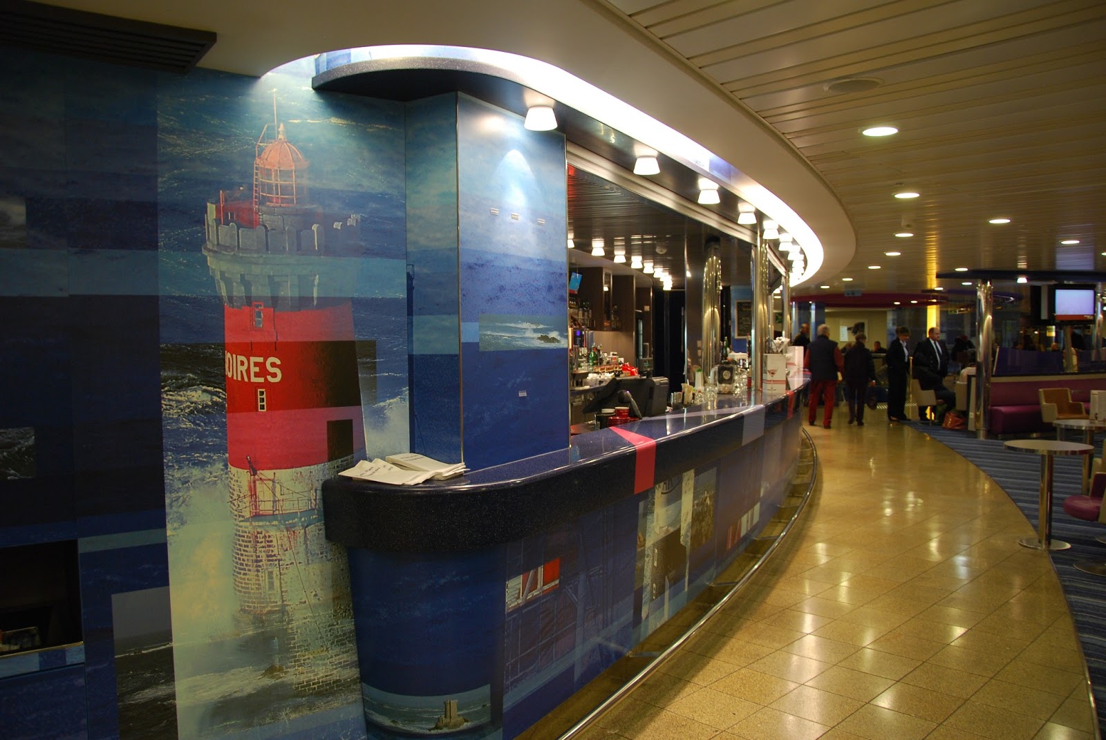 BRITTANY FERRIES: interiors of "ARMORIQUE"