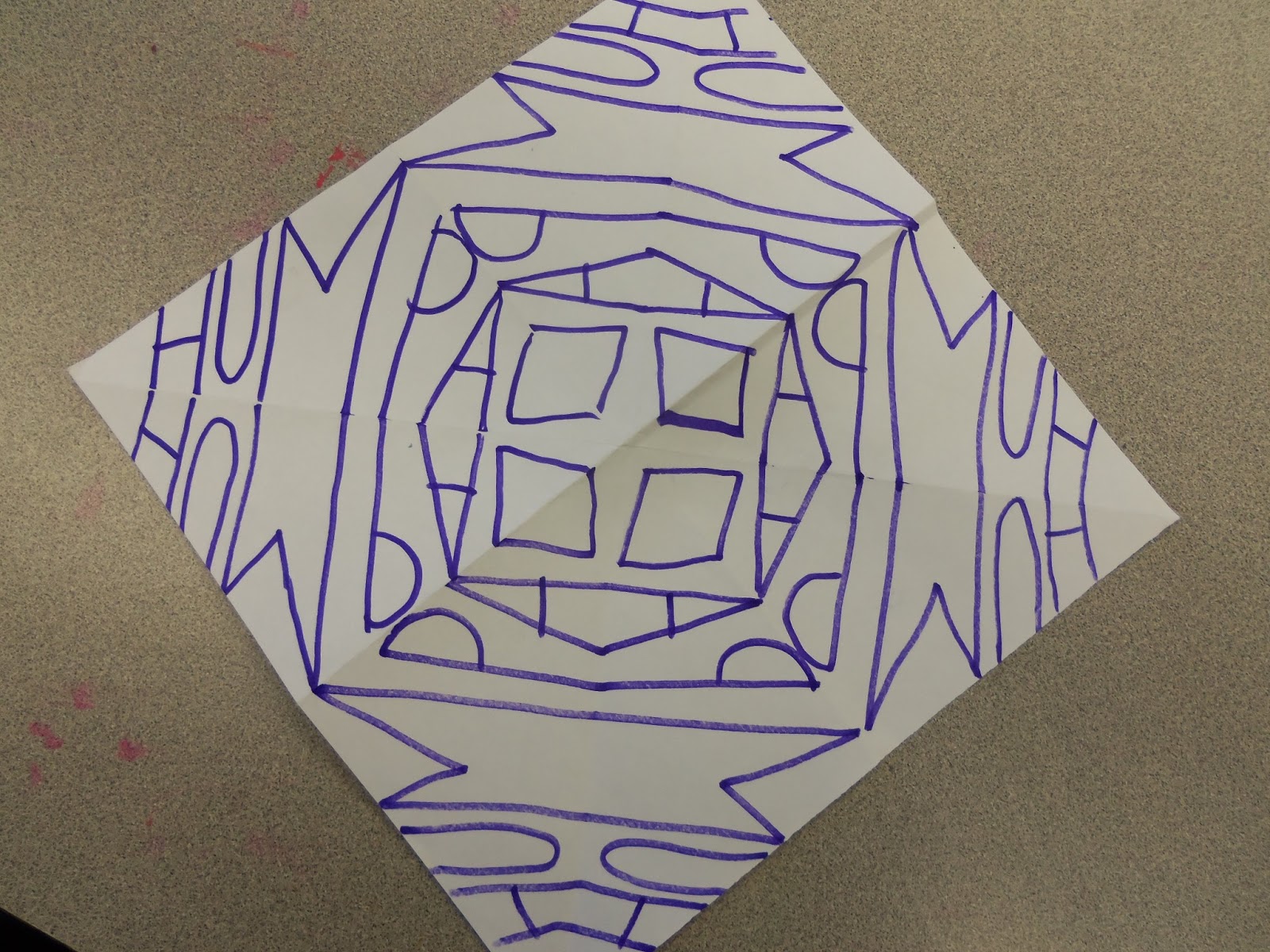 Mrs. Humpal's Room: 3rd graders and Symmetry