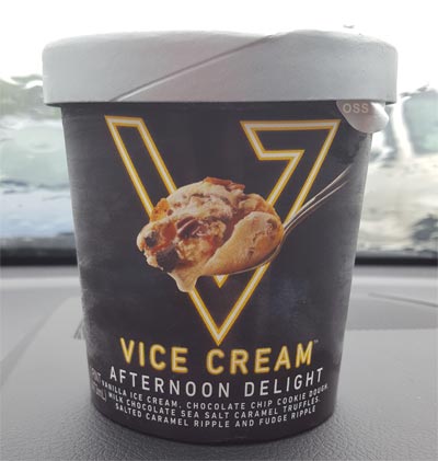 On Second Scoop: Ice Cream Reviews: Vice Cream Afternoon Delight Ice Cream