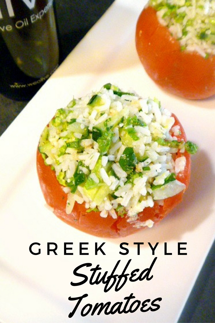 Slice of Southern: Greek Style Stuffed Tomatoes