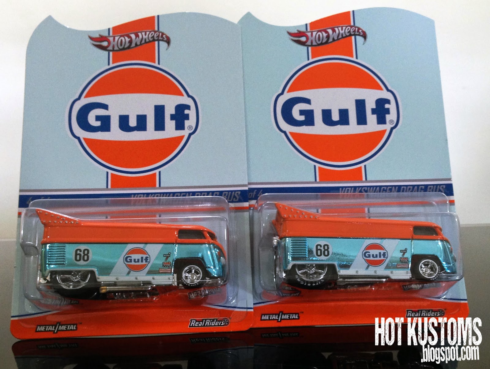 Hot Kustoms Mini Cars: 2014 RLC Gulf Racing Drag Bus