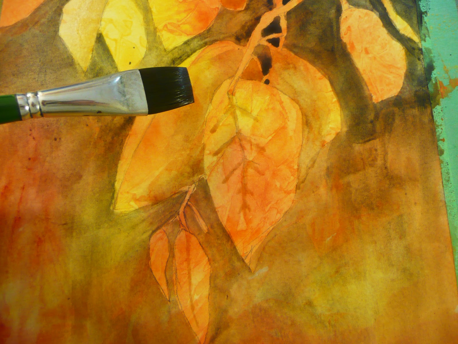 Abstract Autumn Paintings