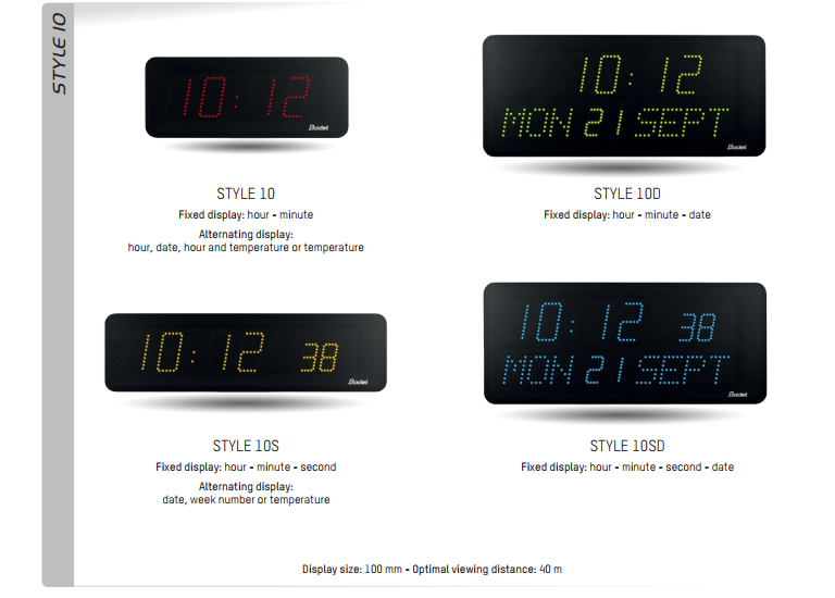 LED Digital Clocks - Indoor ~ Jual Master Clock System