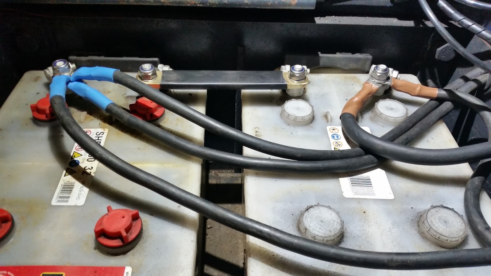 Tatra Overland Truck Build: Battery Connections and Wireing