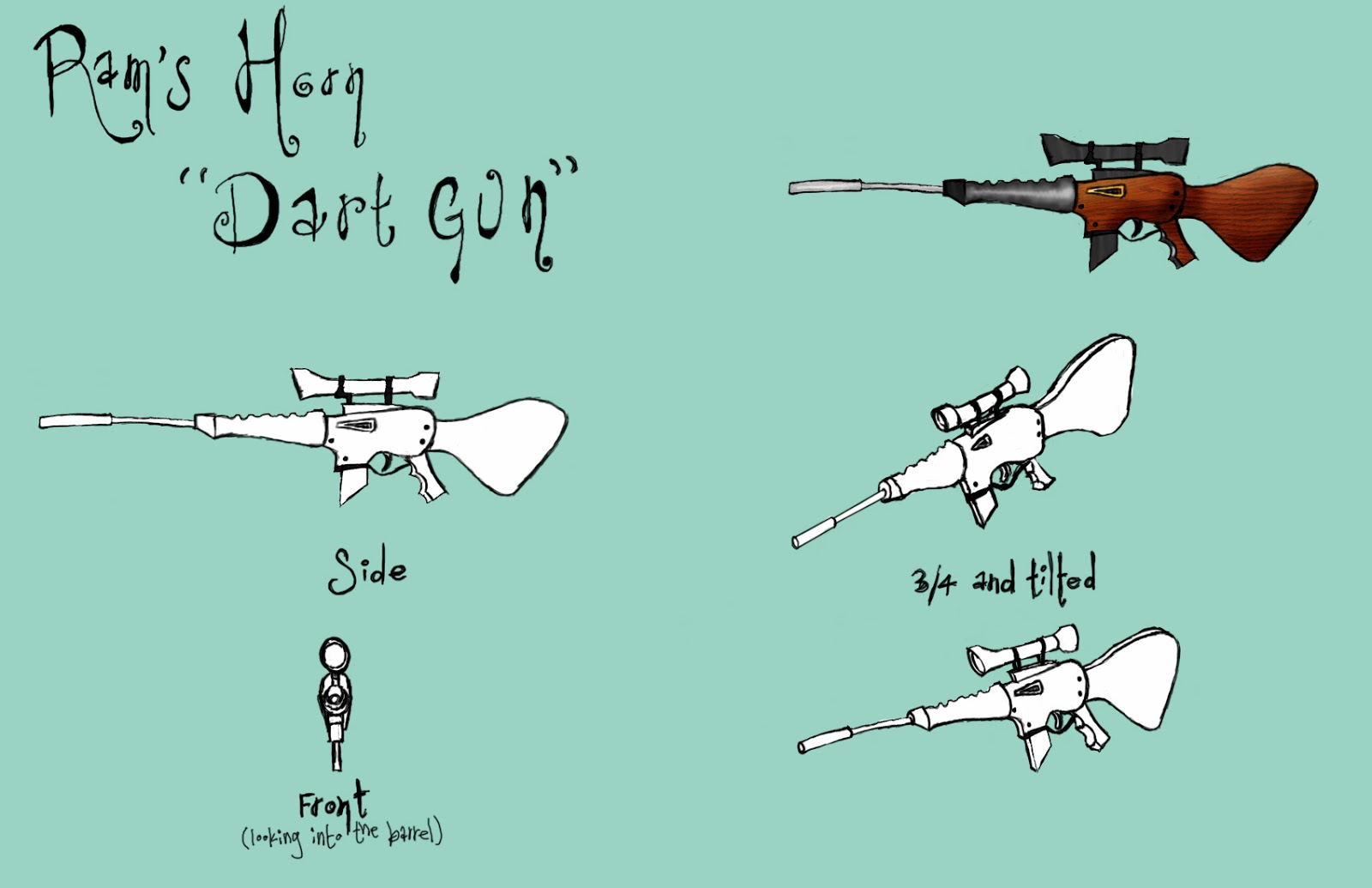 Ram's Horn: Gun Model Sheet