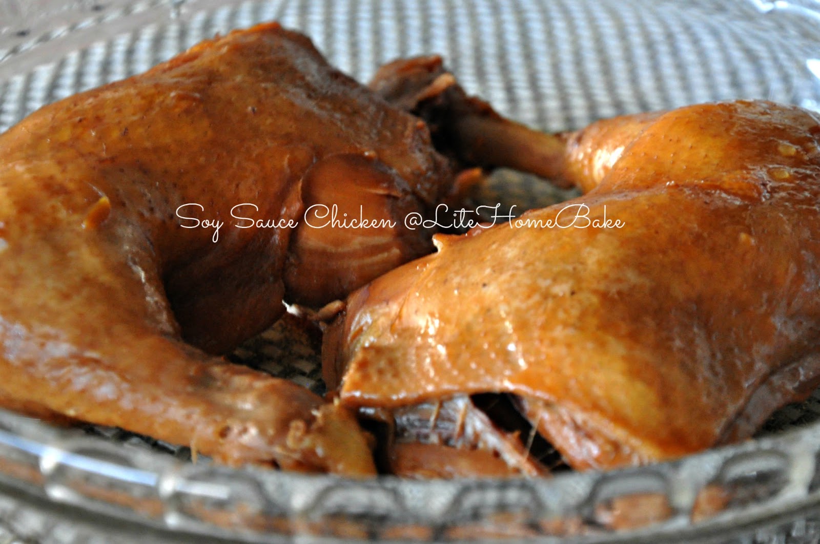 Easy Dinner with Soy Sauce Chicken ~ Lite Home Bake