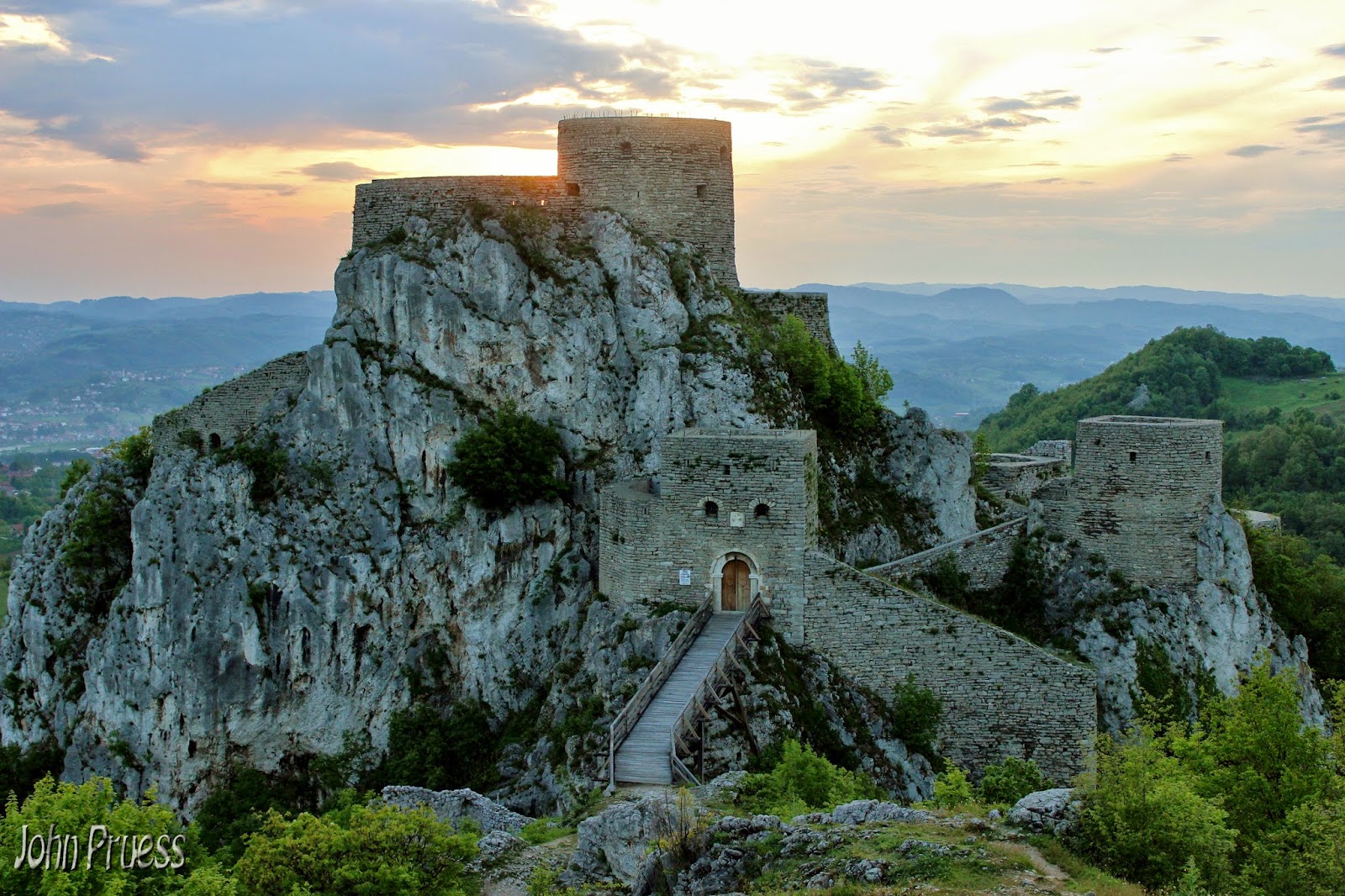 JPPhotography: Srebrenik Fortress Sunset