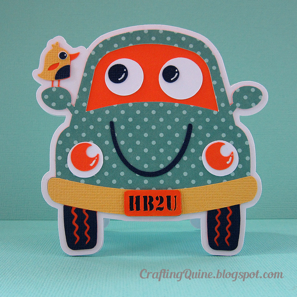 Crafting Quine: Three Cards from One Car