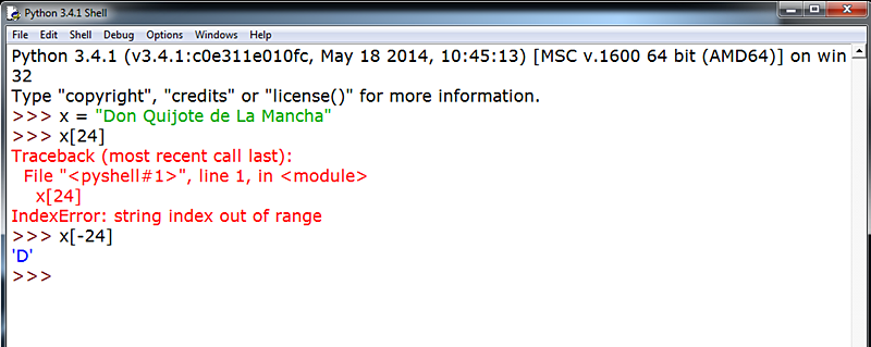 APRENDER A PROGRAMAR CON PYTHON: STRINGS