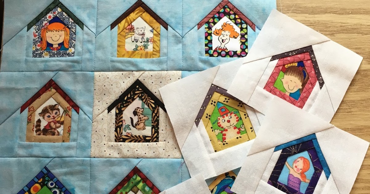 Susan's Quilt Creations: House Hunting Quilt--In Progress