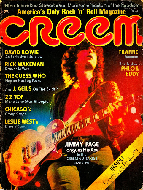LED ZEPPELIN FRONT COVERS: CREEM February 1975 (US)