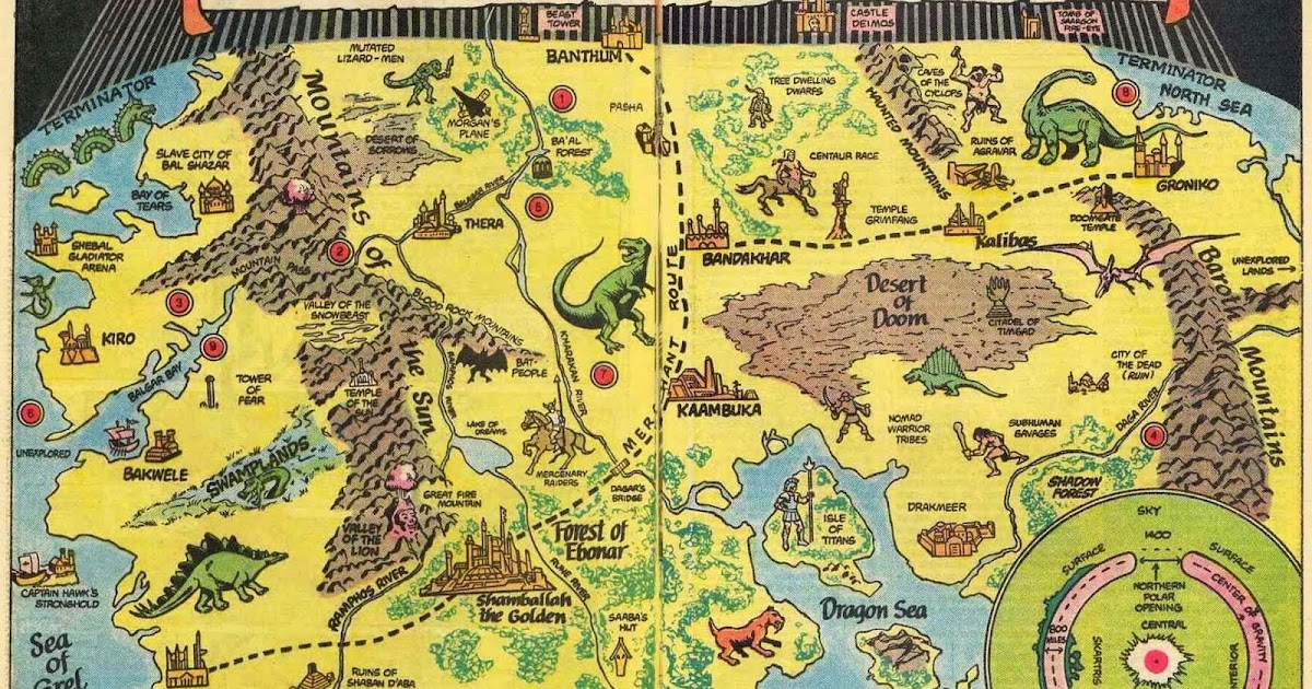 Fantastic Worlds of Edgar Rice Burroughs: The Inner World of Skartaris