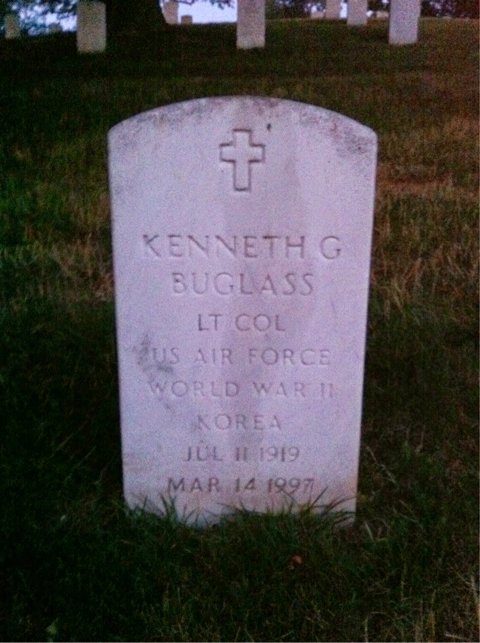 Family Military History Blog: Lieutenant Colonel K.G. Buglass, USAF