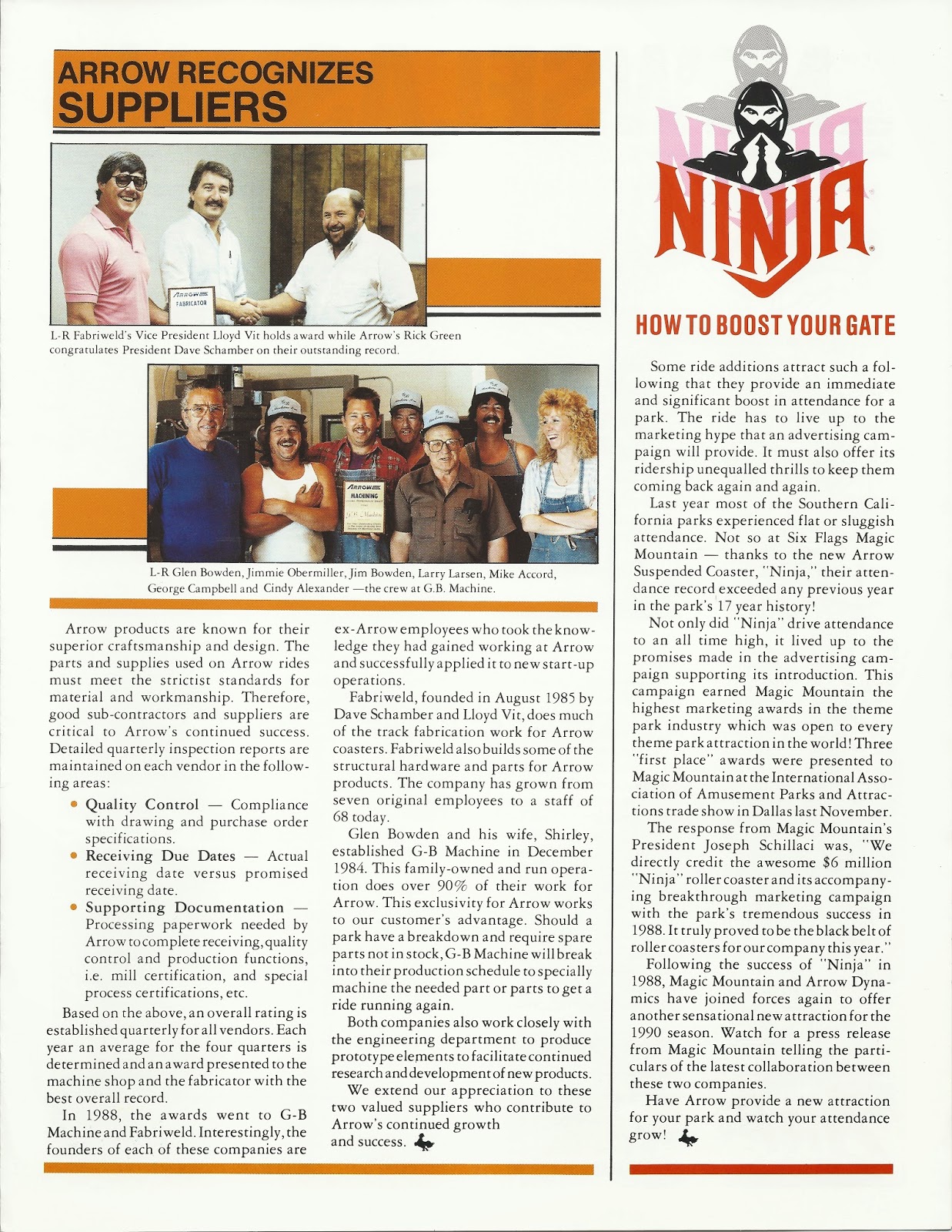 Arrow Development - Building Disney's Dream Rides: Arrow Dynamics News ...