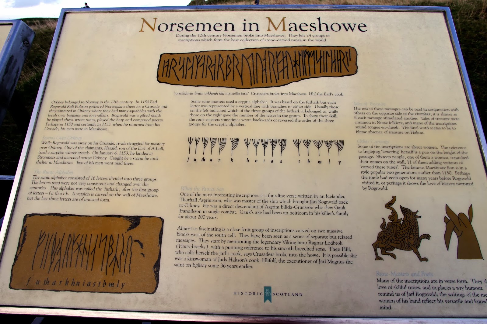 A year in Scotland: 20 October - part 2: Viking Vandals in 'The heart ...