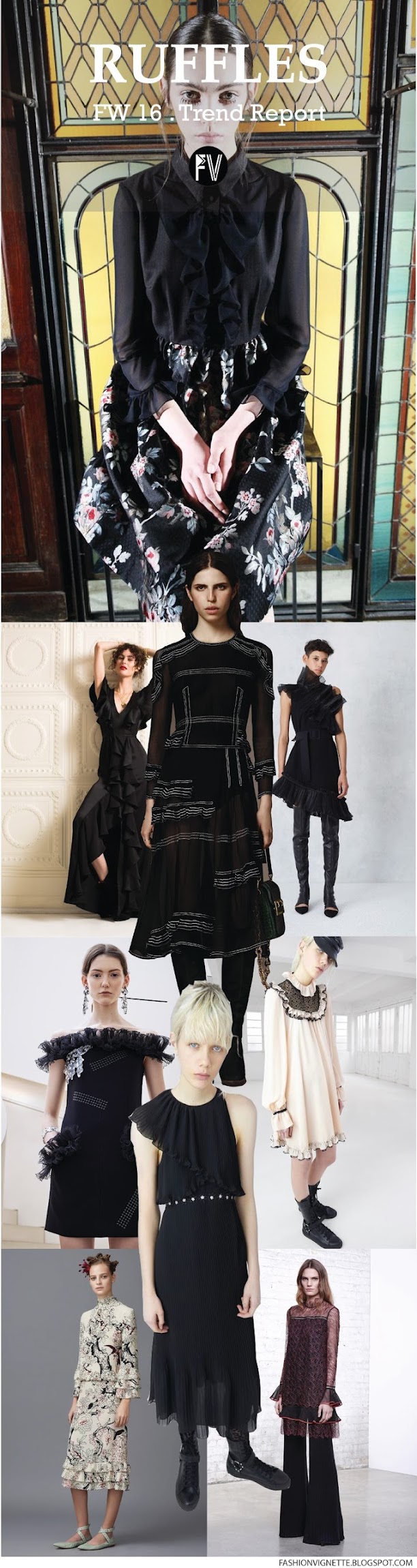 FASHION VIGNETTE: [ TREND REPORT ] RUFFLES - FW 2016