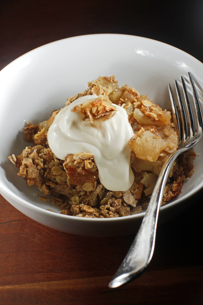The Chubby Vegetarian: Triple-Ginger Apple Crisp