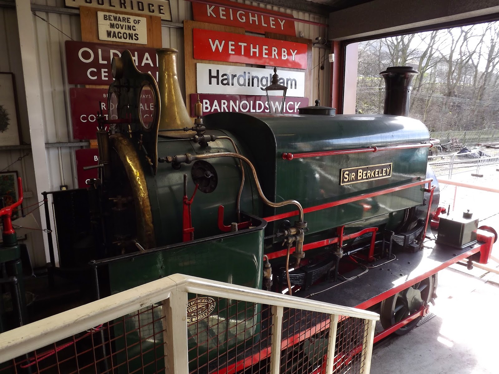 Steam Memories: Sir Berkeley basks in the late winter sunshine