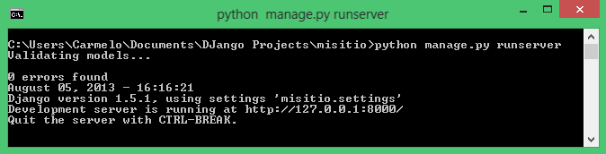 Instalar DJango y Python