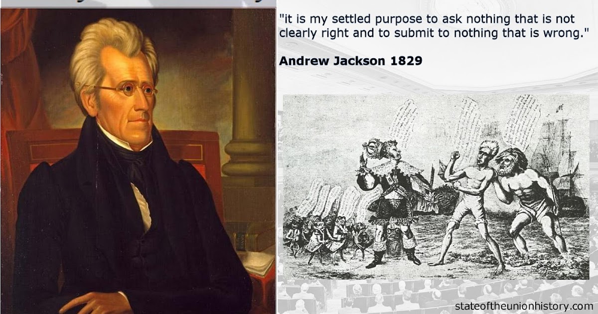 State of the Union History: 1829 Andrew Jackson - America First ...
