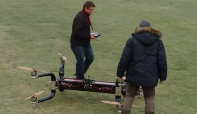 İki İnsanı Aynı Anda Taşıyabilen Drone GRIFF 300