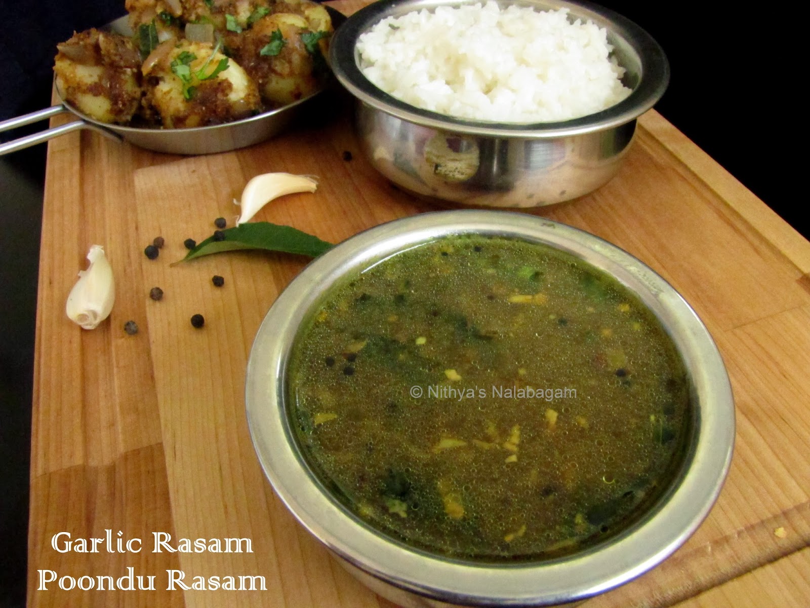 Poondu Rasam | Garlic Rasam |Nithya's Nalabagam