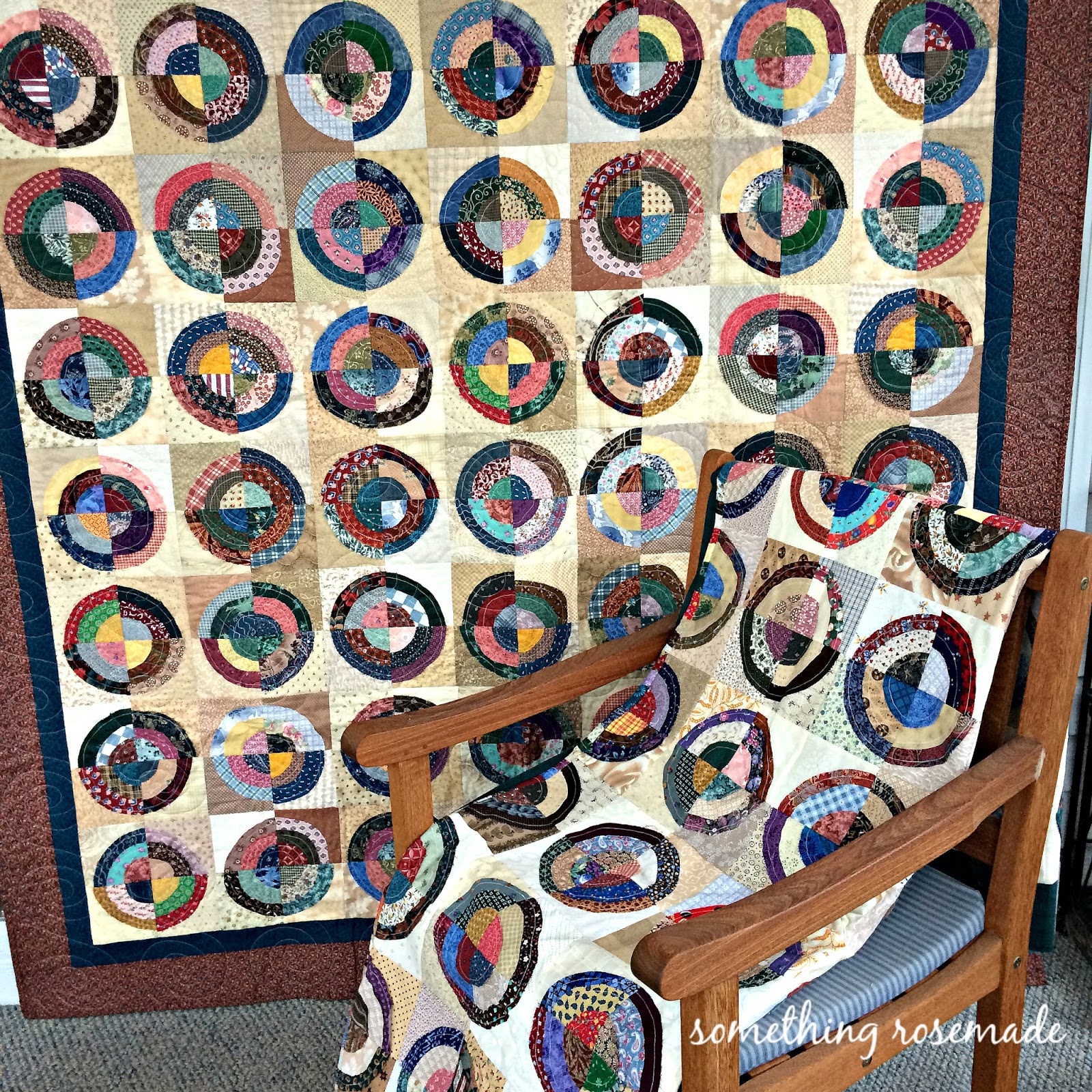 something rosemade: Throwback Thursday: My 21st Century Bulls-eye Quilt