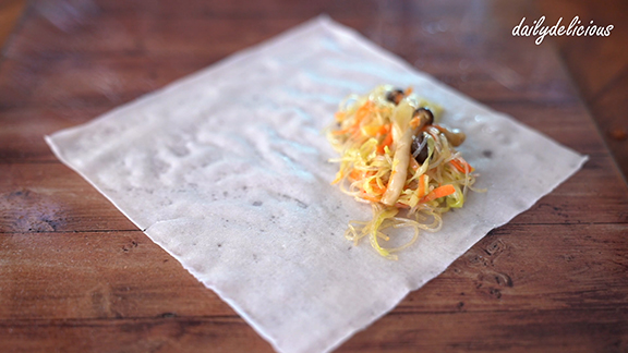 dailydelicious: Vegan Spring roll