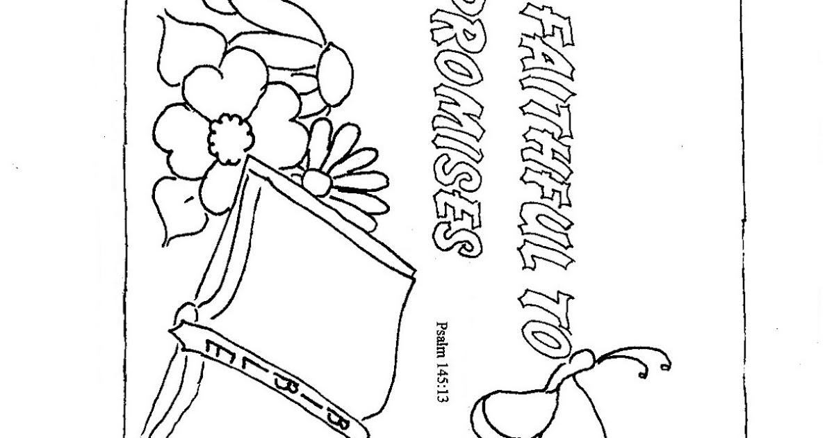 Coloring Pages for Kids by Mr. Adron: God Is Faithful,Free Printable ...