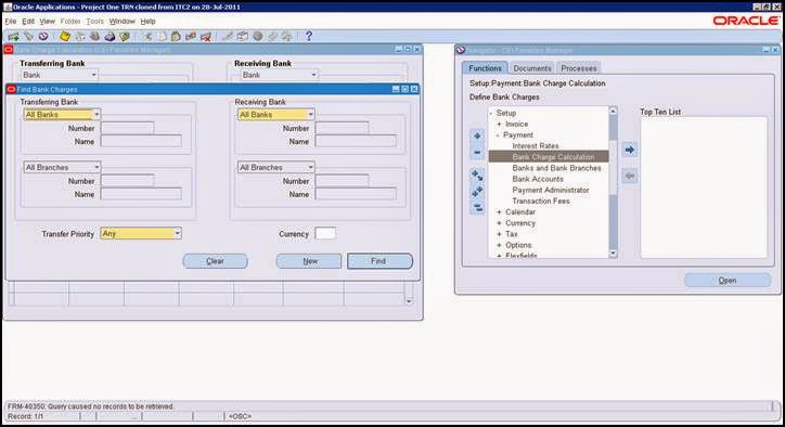 Oracle Applications: Oracle R12 Account Payables Screen Shots