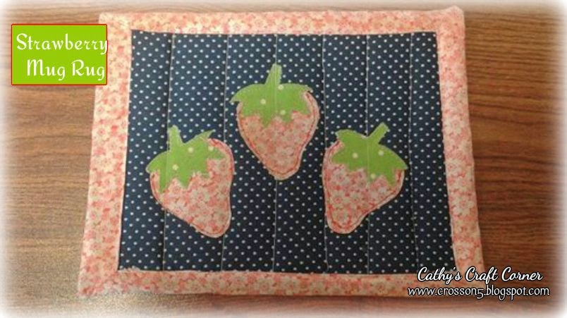 Cathy's Craft Corner: Mug Rug Parade