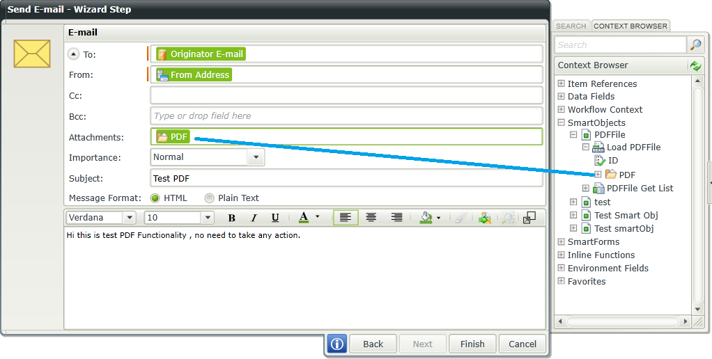Create K2 PDF file using PDF Converter in an Advance SmartObject ...
