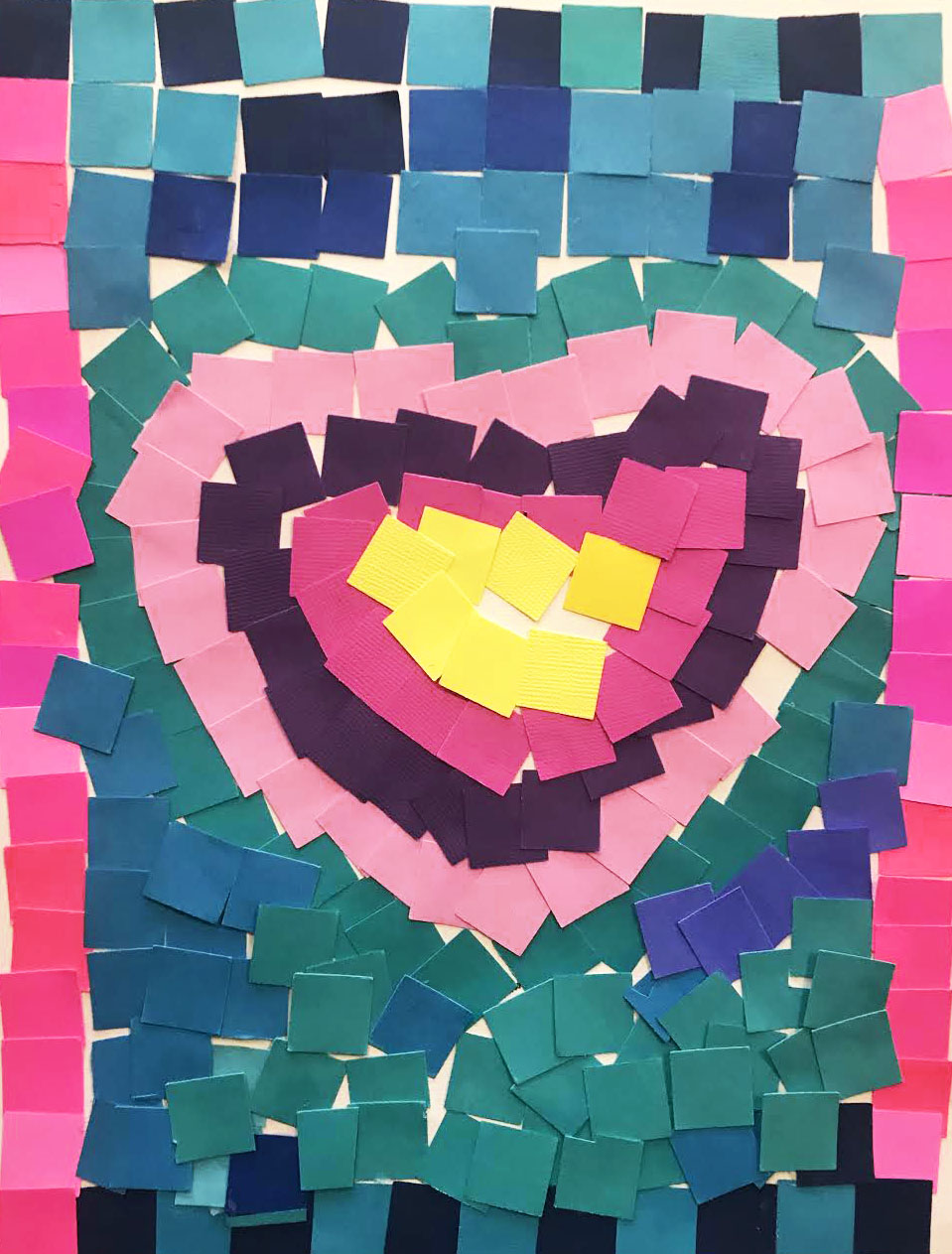 ALMA THOMAS HEART MOSAICS
