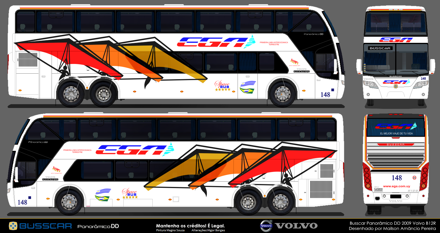 DESENHOS DE ONIBUS DO JONAS: EGA-EMPRESA GENERAL ARTIGAS(URUGUAI)