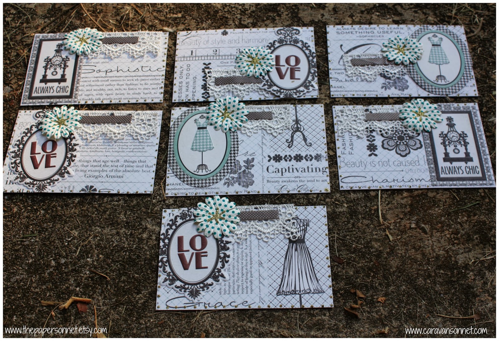 Homemade Postcards | Caravan Sonnet