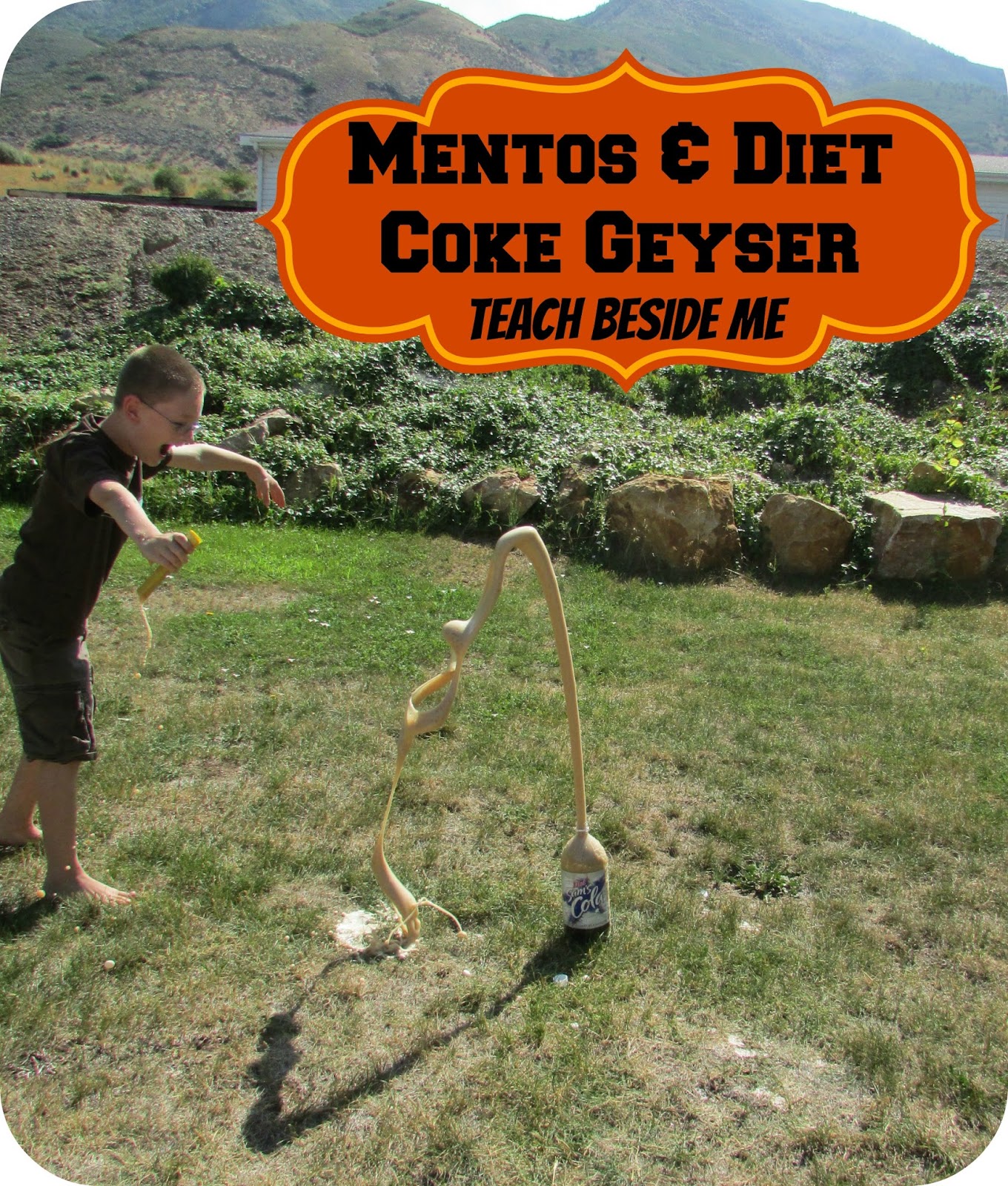 Rainbow Mentos & Soda Geyser - Teach Beside Me