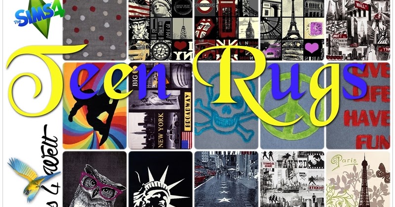 Annett's Sims 4 Welt: Teen Rugs - Update 07.07.2016